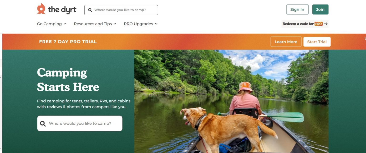 What Are The Top Camping Websites (for Finding a Place to Camp on My ...